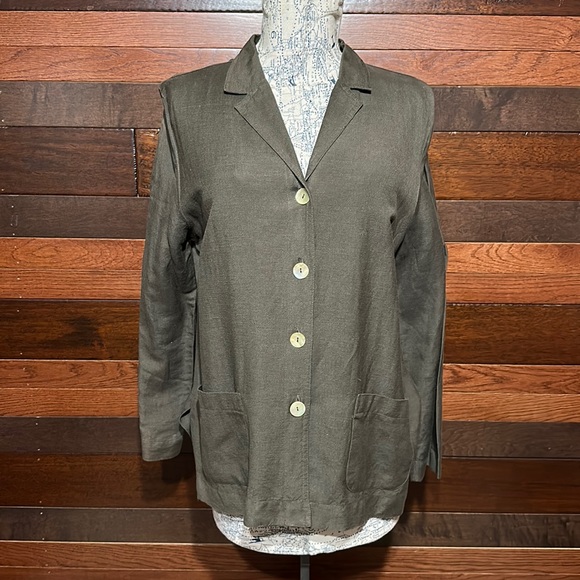 Islander | Jackets & Coats | Islander Cloverleaf Lapel Long Sleeve Gray ...